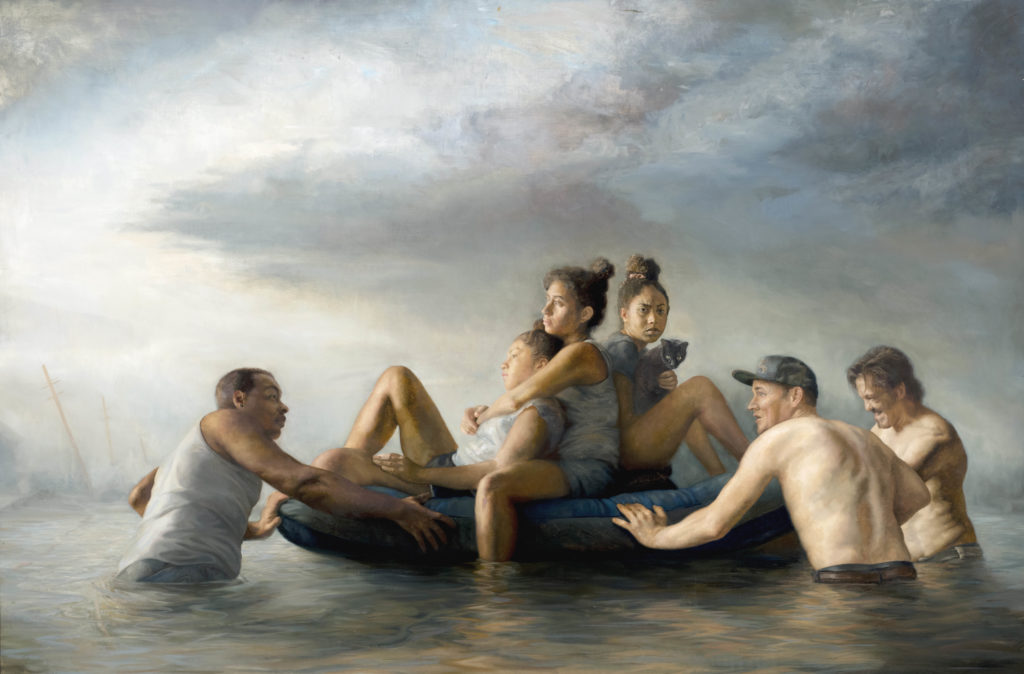 How I Created a Multi-Figure Painting Inspired by Hurricane Katrina - Realism Today