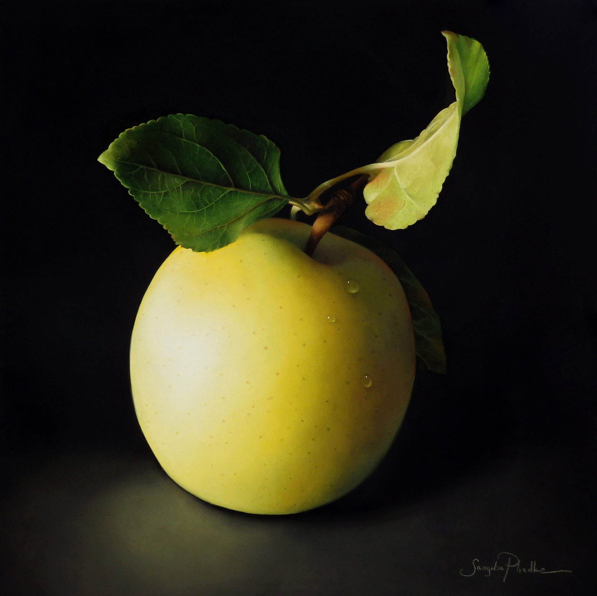 A Photorealism Pastel: Golden Delicious - Realism Today