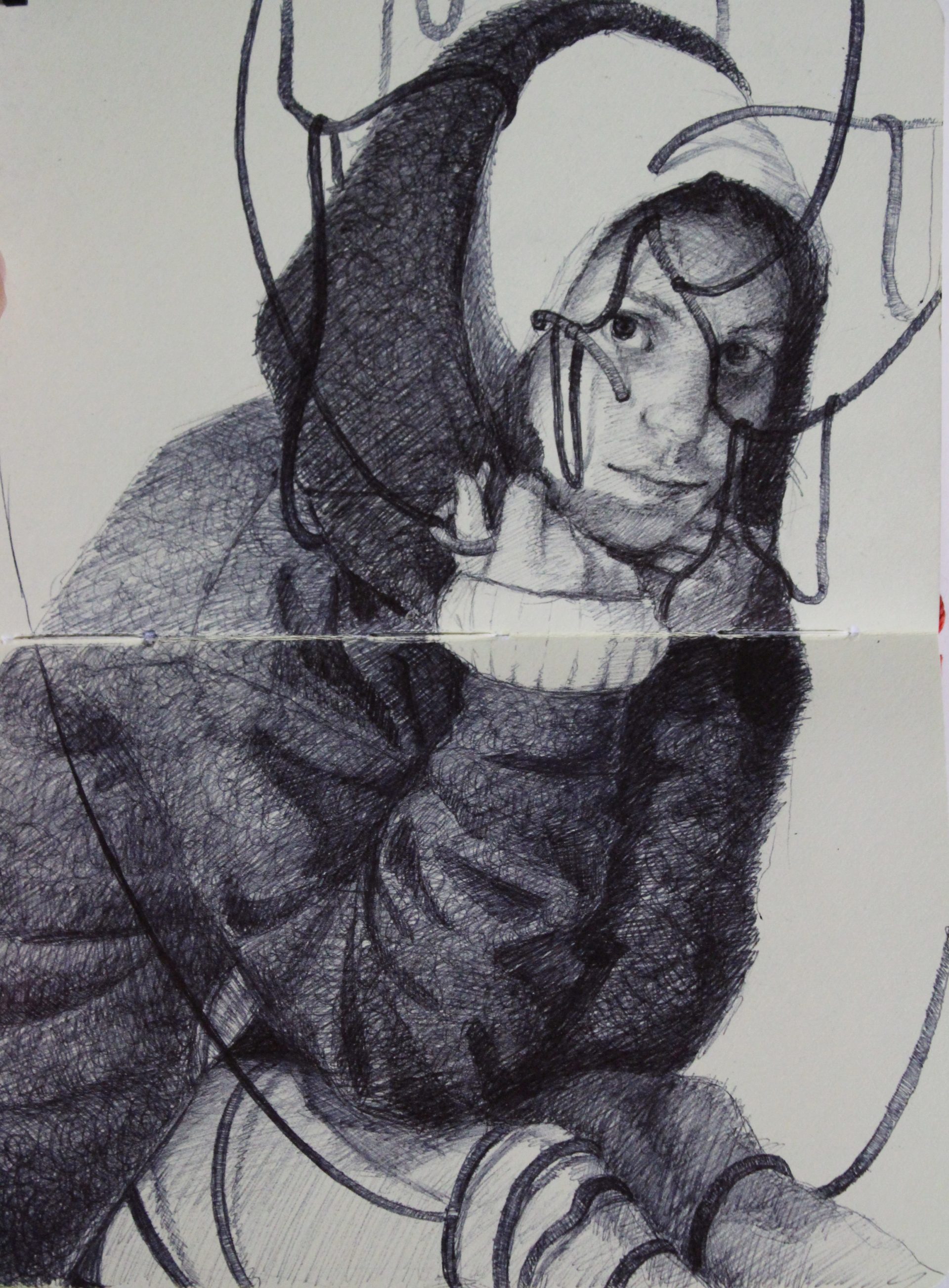 Ballpoint Pen Drawing Demo: When to Step Away? - Realism Today