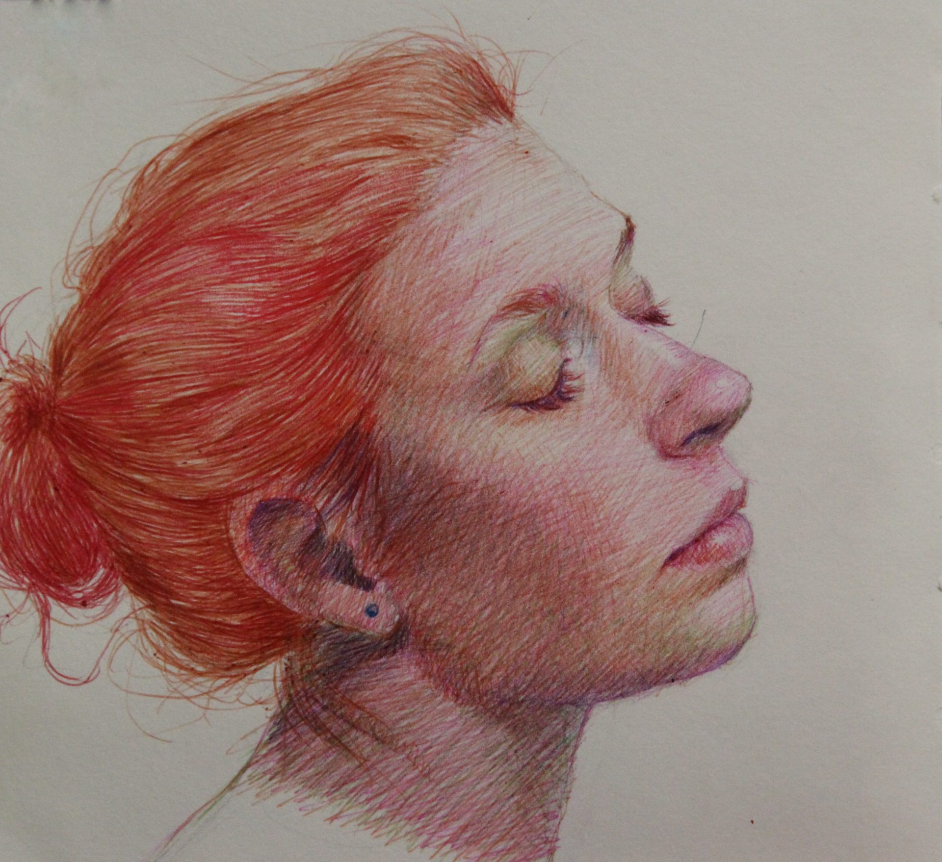 Ballpoint Pen Drawing Demo: When to Step Away? - Realism Today