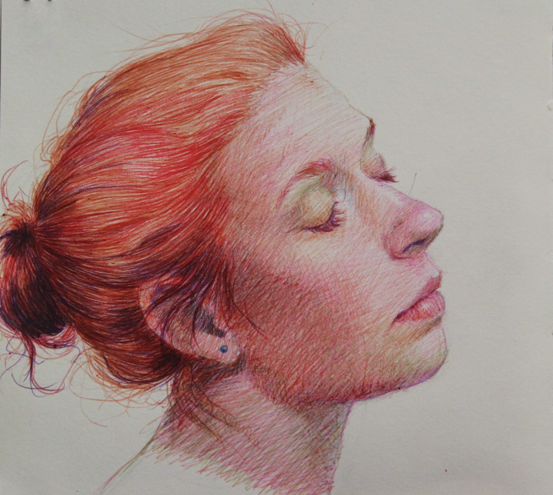Ballpoint Pen Drawing Demo: When to Step Away? - Realism Today
