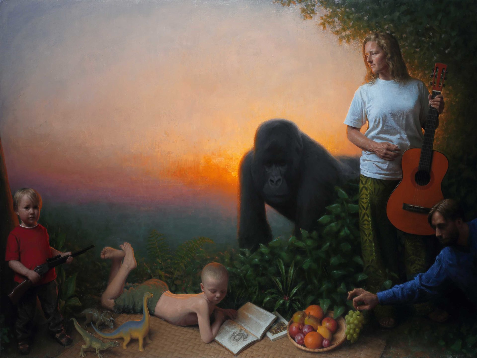 Narrative Paintings That Reflect The Strange and Dysfunctional ...