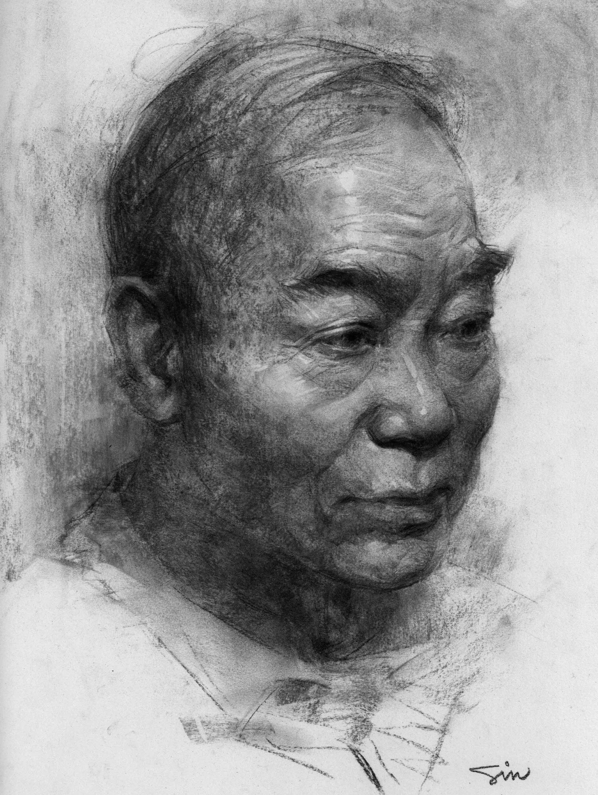 Vine Charcoal Drawings by Oliver Sin - Realism Today