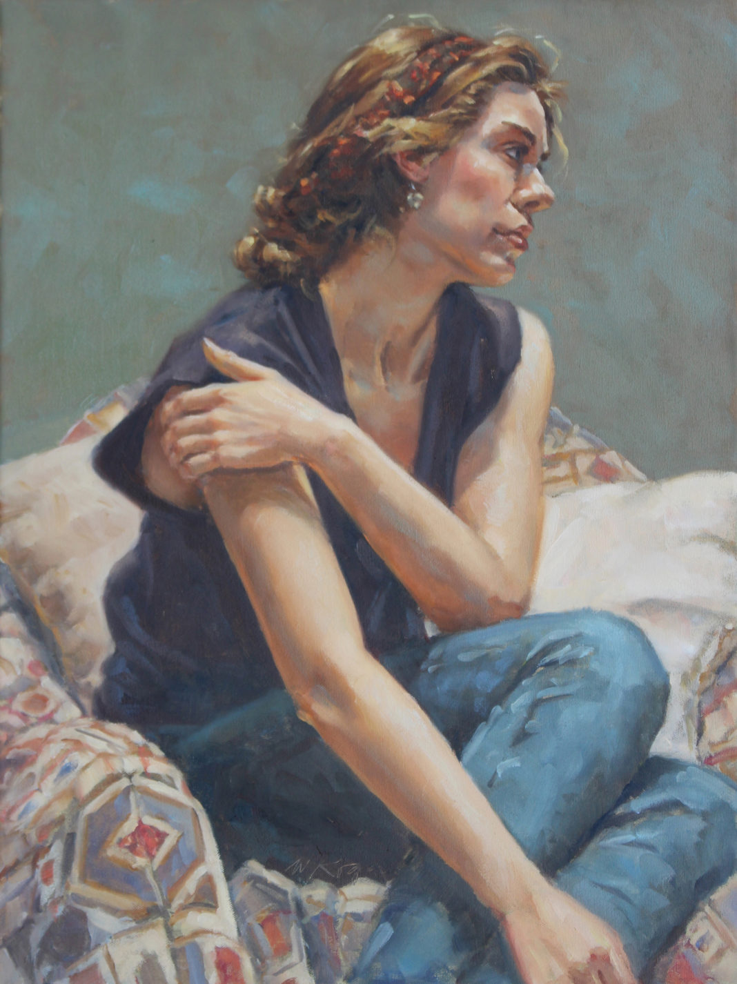 Painting From Life: Moire as Muse - Realism Today