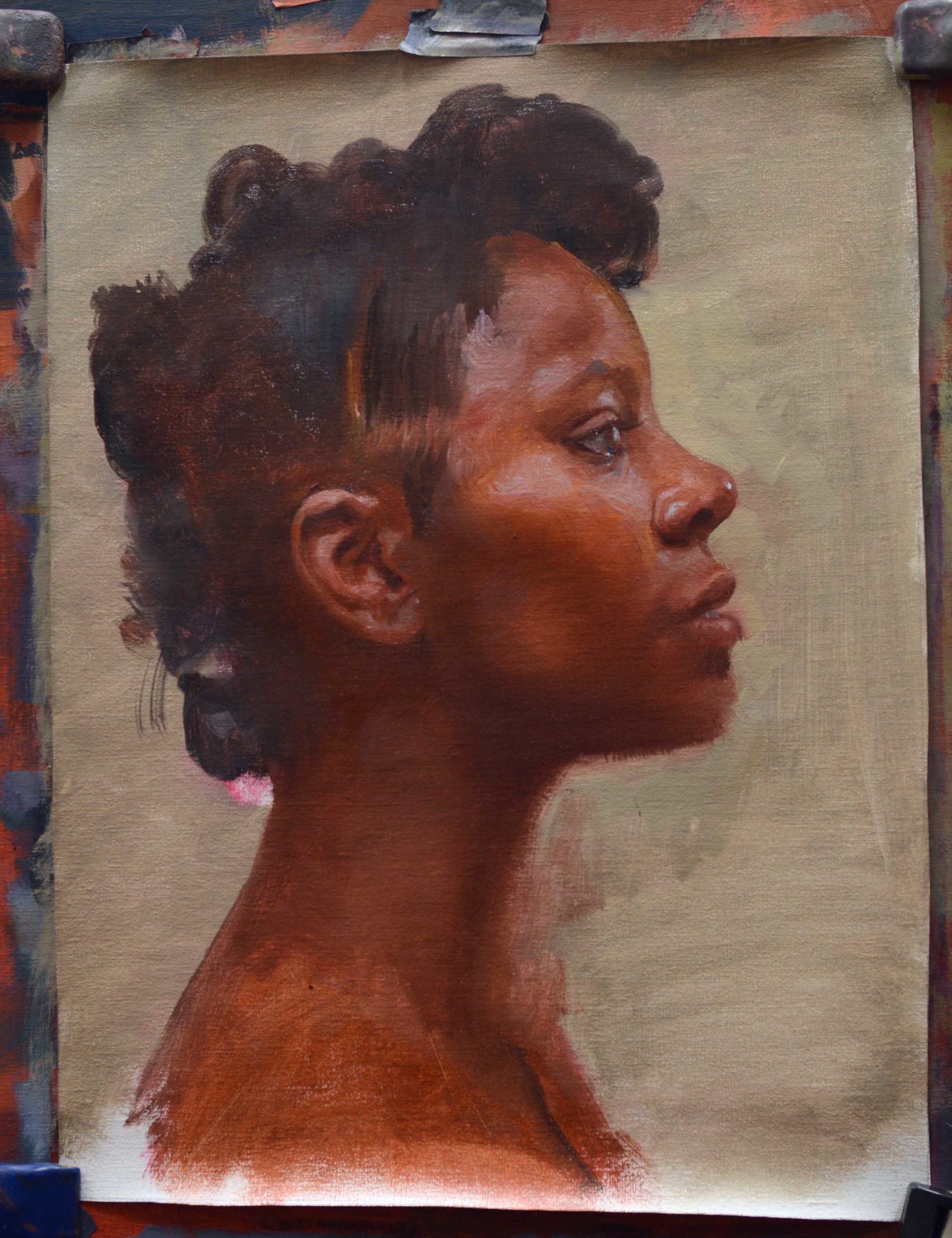 Step-by-Step Demo: Painting Deandrea's Portrait - Realism Today