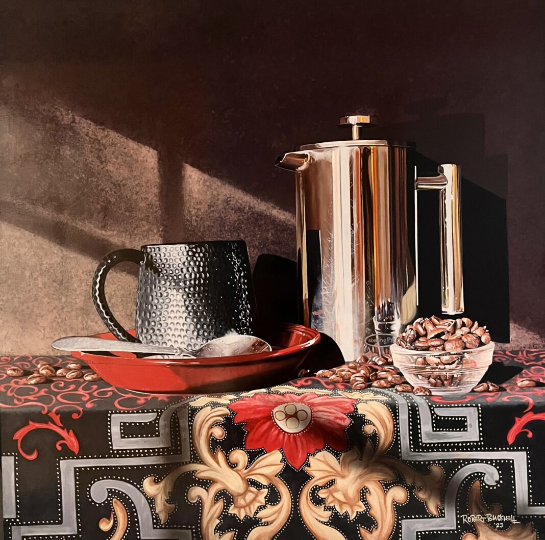 Hyperrealism Painting of the Week: "Afternoon Tea" - Realism Today